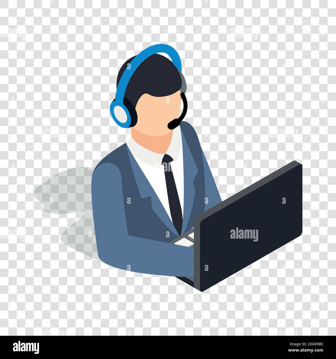 Online help icon 3d Stock Vector Images - Alamy