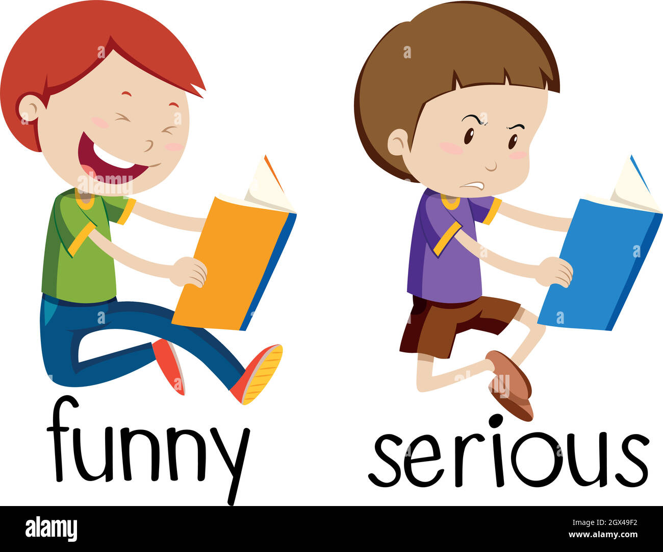 Serious pupil Stock Vector Images - Alamy