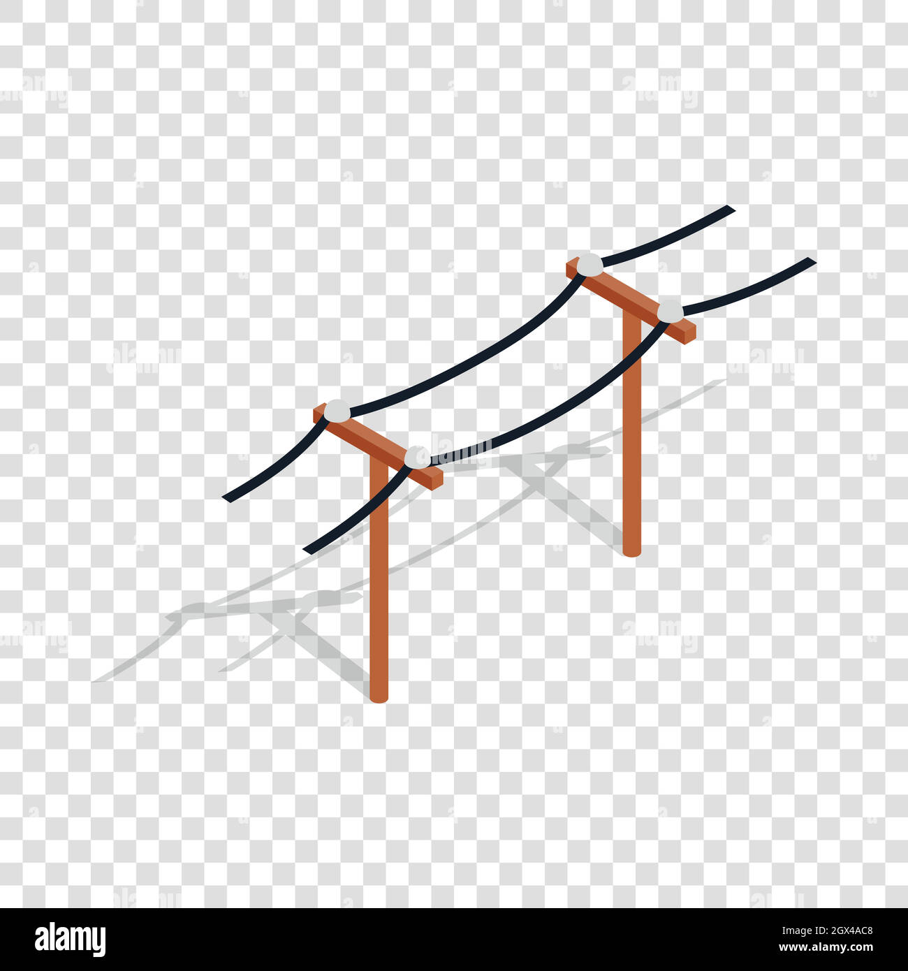Power line isometric icon Stock Vector Image & Art - Alamy