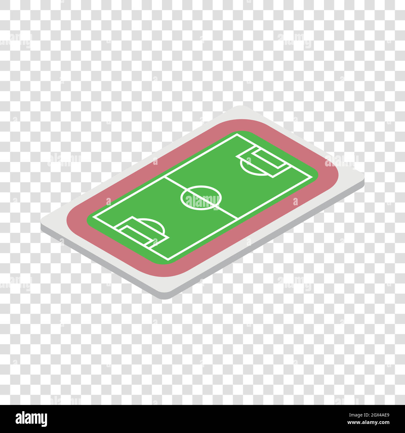 Soccer field isometric icon Stock Vector Image & Art - Alamy