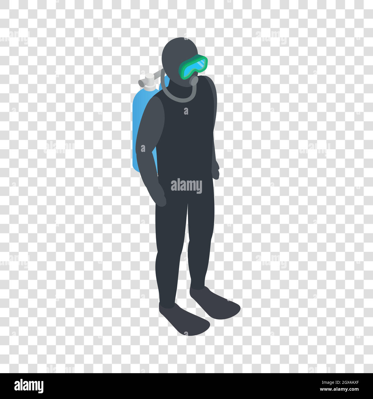 Deep diver drawing hi-res stock photography and images - Alamy