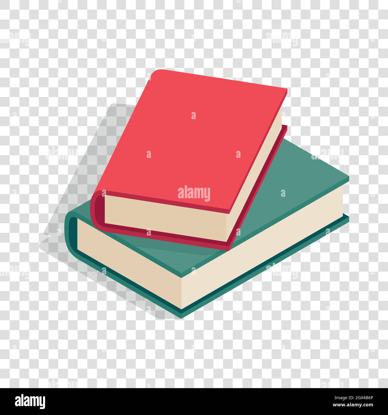 Two books isometric icon Stock Vector Image & Art - Alamy