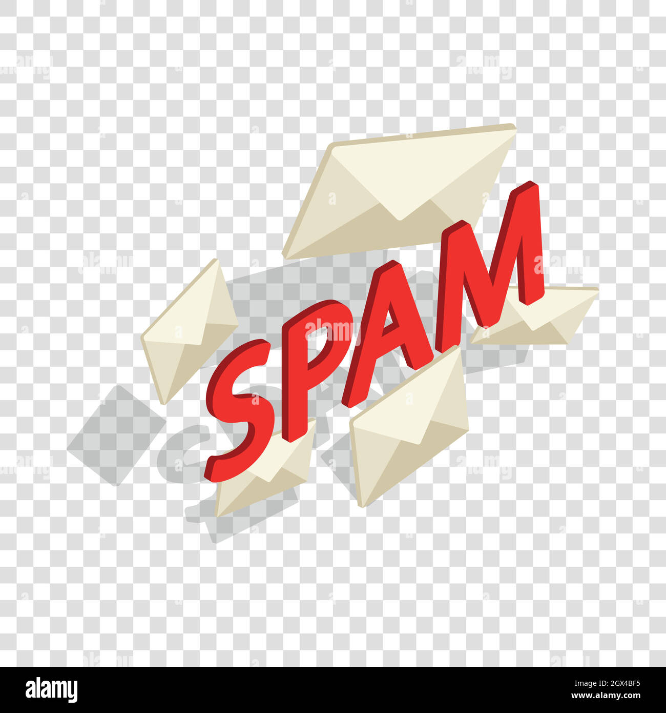 Spam 3d Stock Vector Images - Alamy