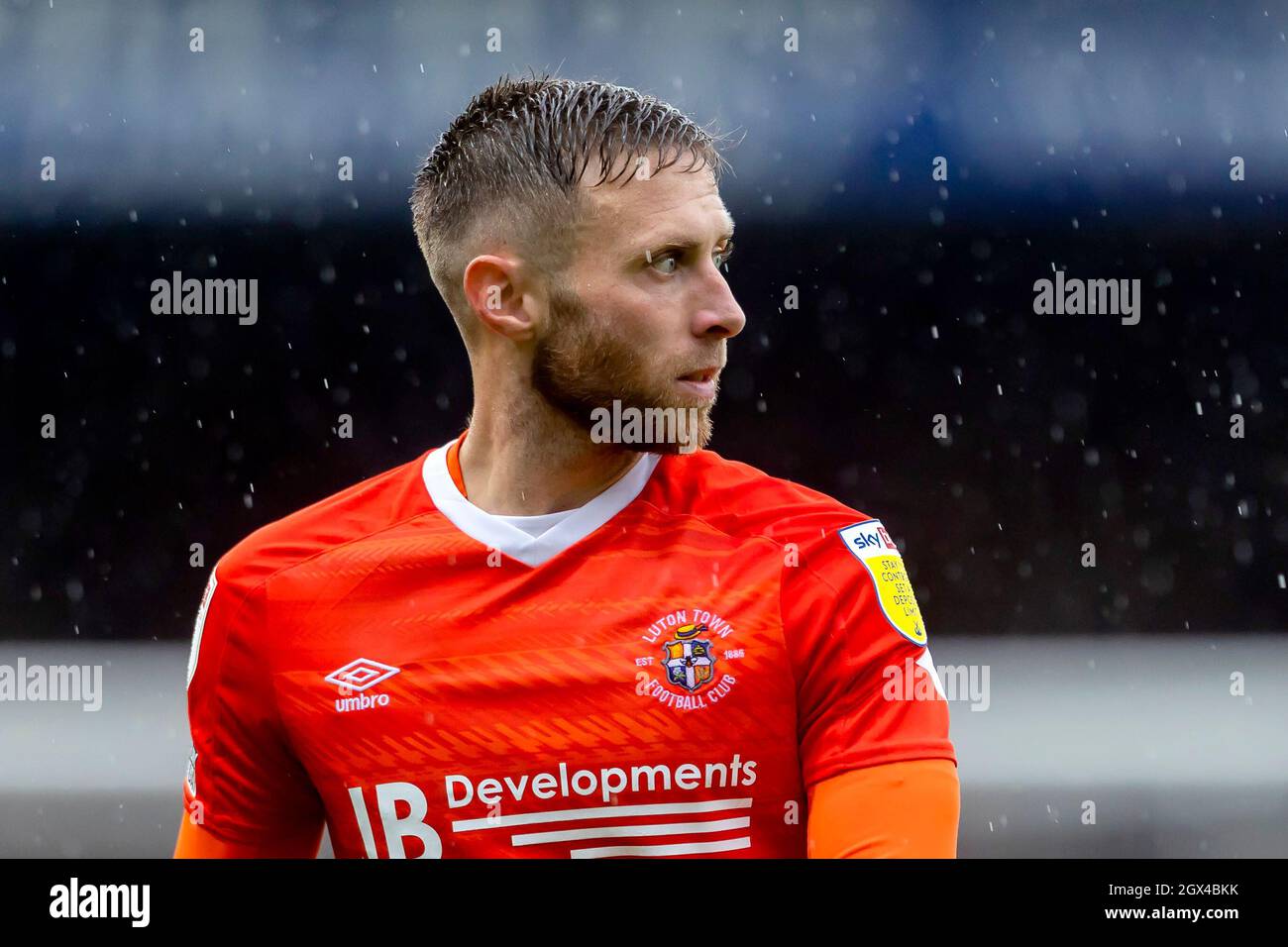 Luton Town's Jordan Clark during the Sky Bet Championship match at ...
