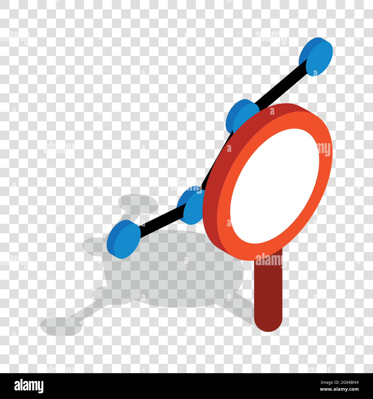 Chart through magnifying glass hi-res stock photography and images - Alamy