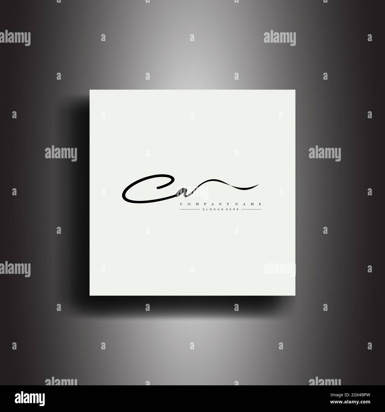 CA Signature style monogram.Calligraphic lettering icon and handwriting ...