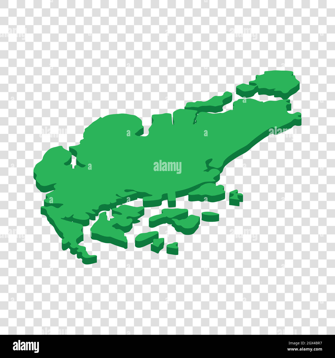 Map of Singapore isometric icon Stock Vector Image & Art - Alamy