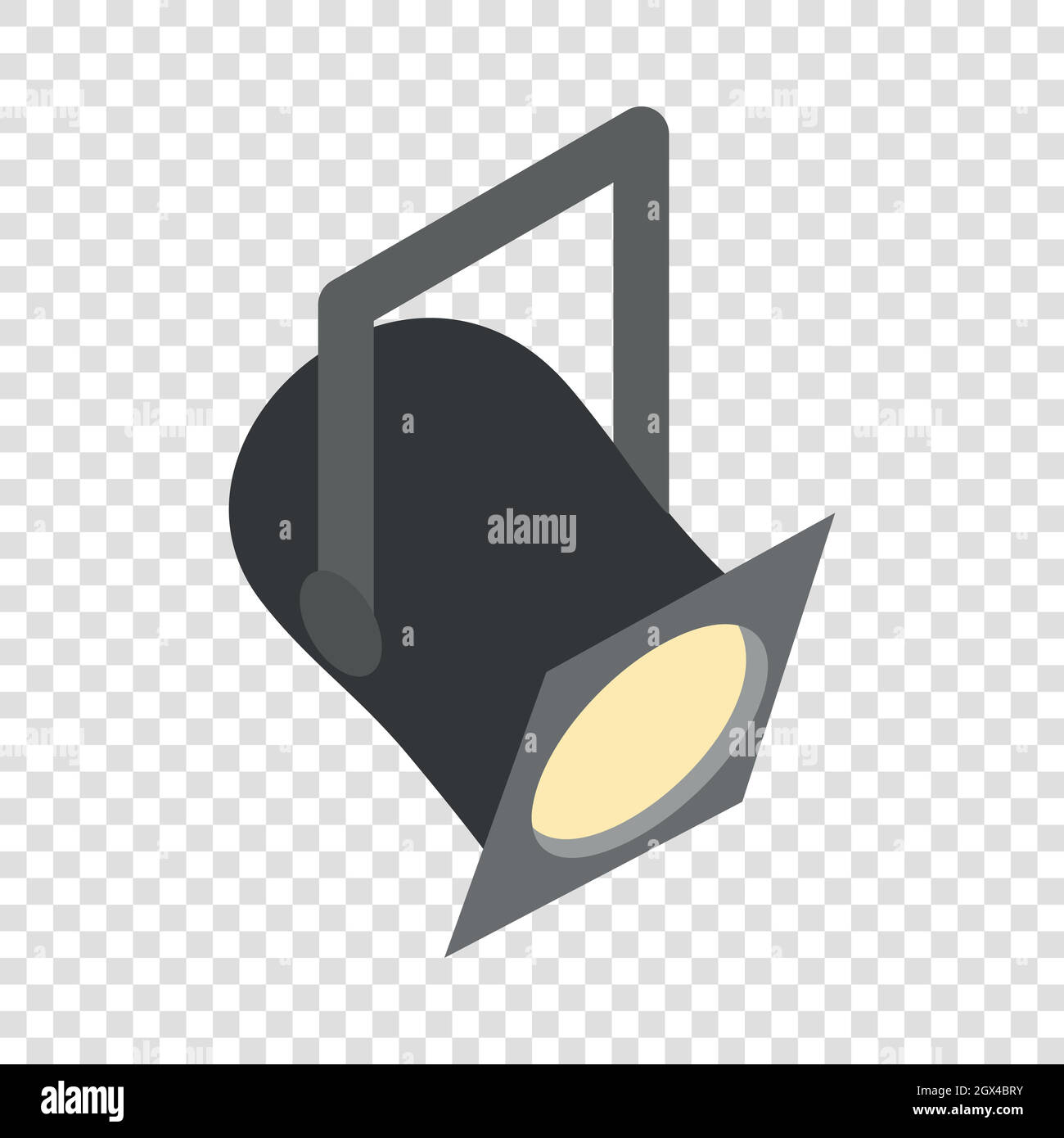 Theater spotlight isometric icon Stock Vector Image & Art - Alamy