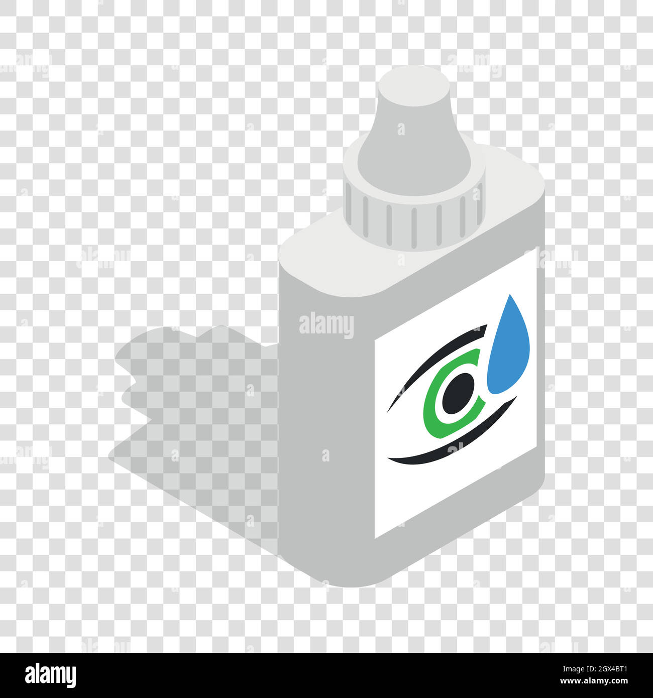 Eye drops isometric icon Stock Vector Image & Art - Alamy