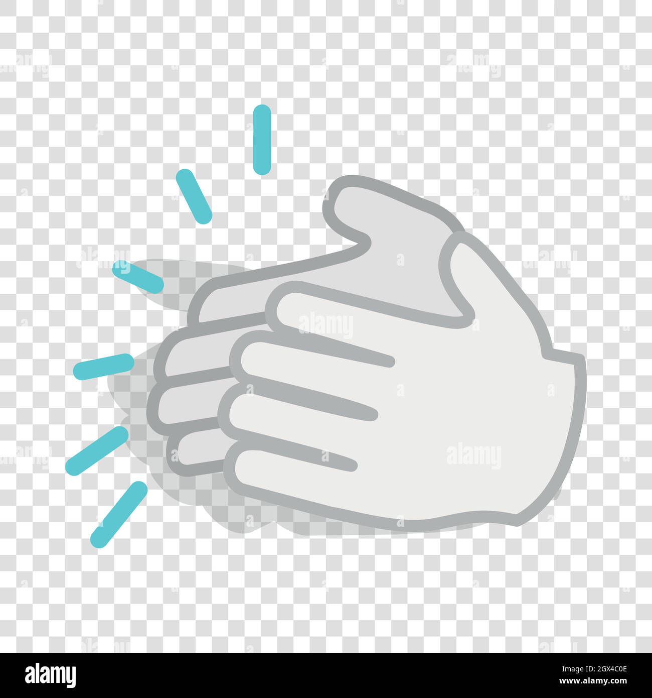 Hands clapping concert Stock Vector Images - Alamy