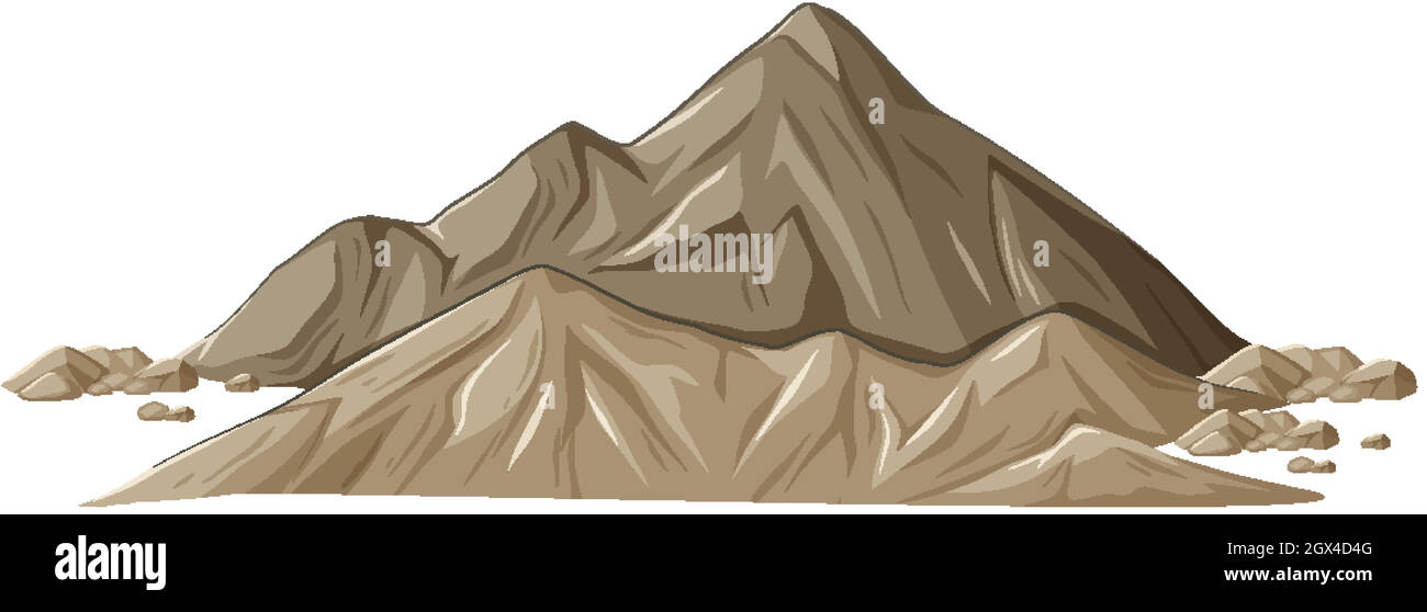 Mound of rocks Stock Vector Images - Alamy