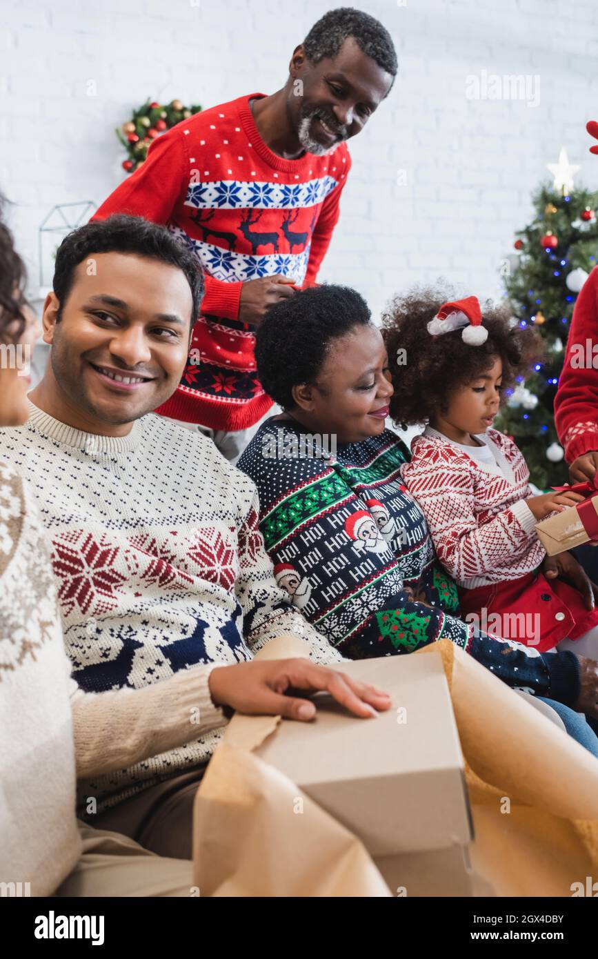 Adult African Man Packing Boxes High Resolution Stock Photography and ...