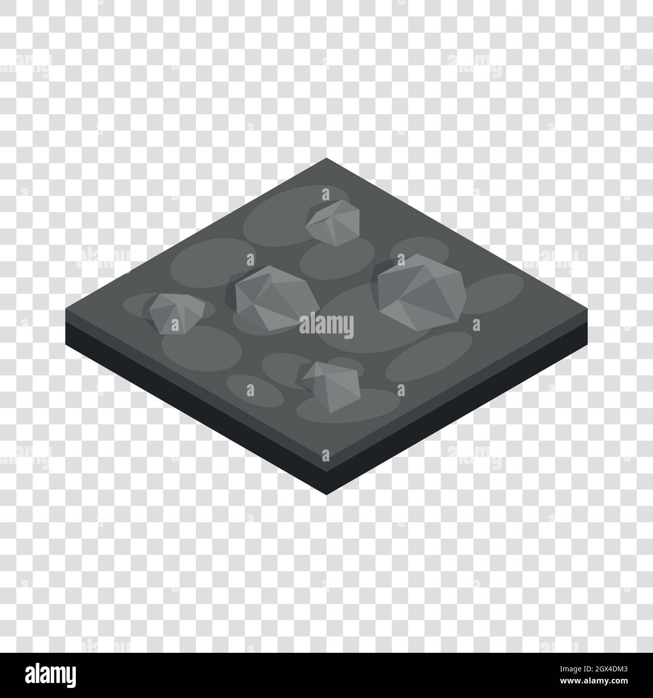 Stones landscape isometric icon Stock Vector Image & Art - Alamy