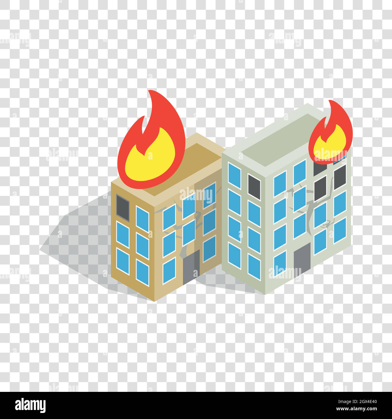 Exterior modern multistory residential Stock Vector Images - Alamy