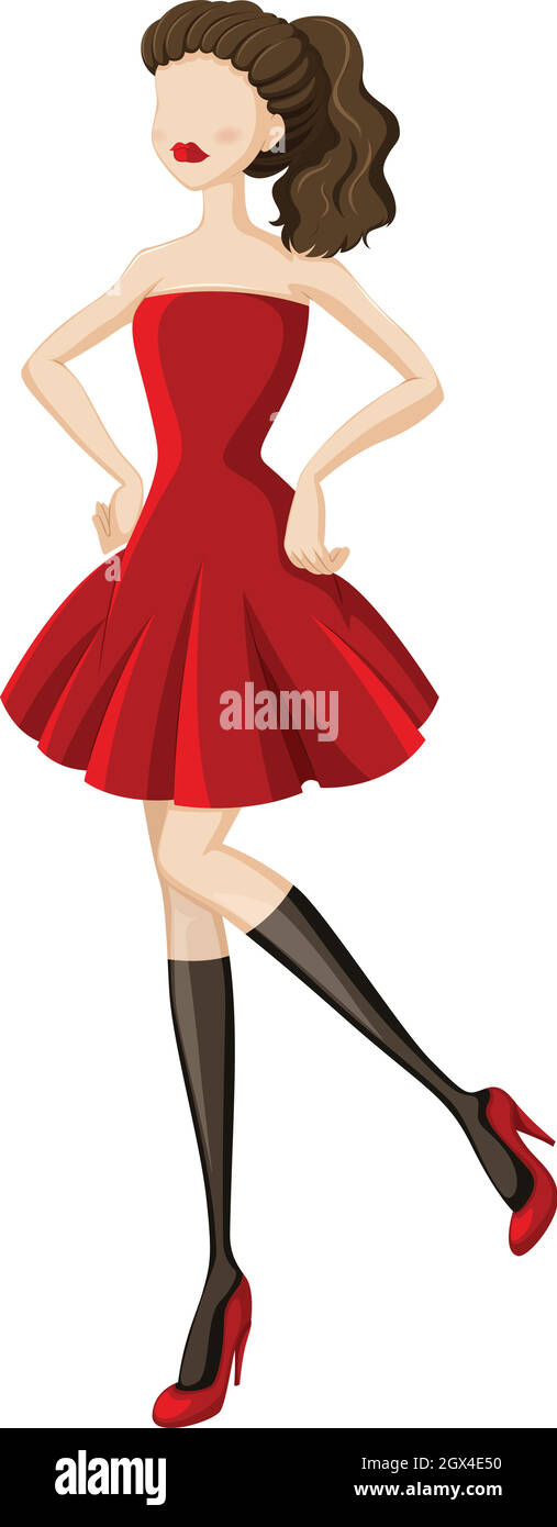 Actress fashion Stock Vector Images - Alamy