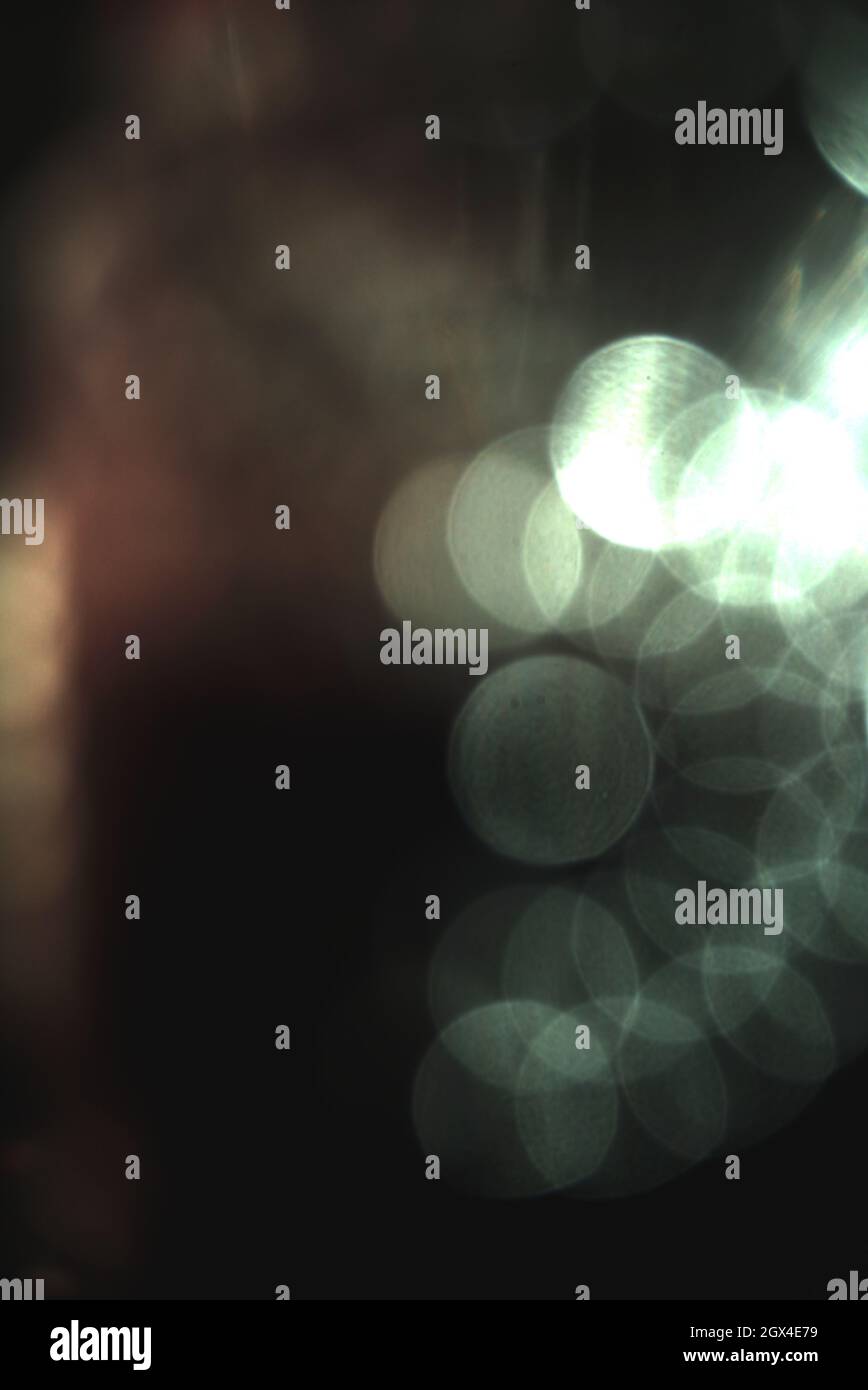 Refraction of light creates a geometric circular pattern Stock Photo ...