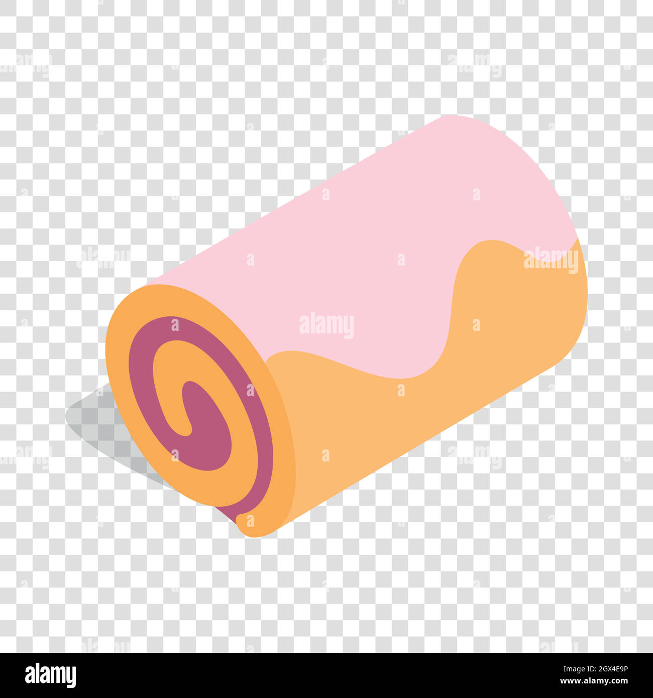 Roll isometric icon Stock Vector Image & Art - Alamy