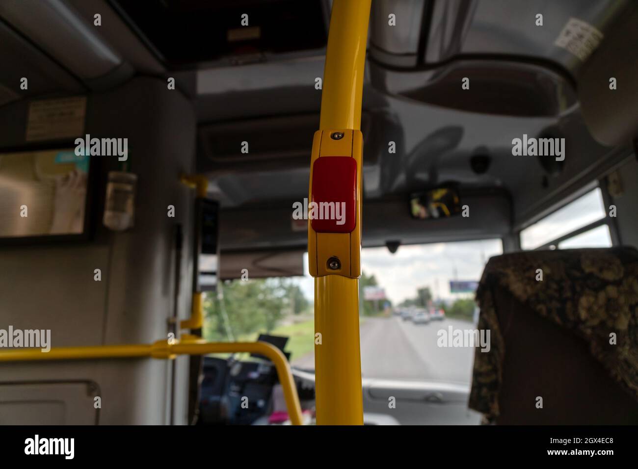 Bus handrail hi-res stock photography and images - Alamy