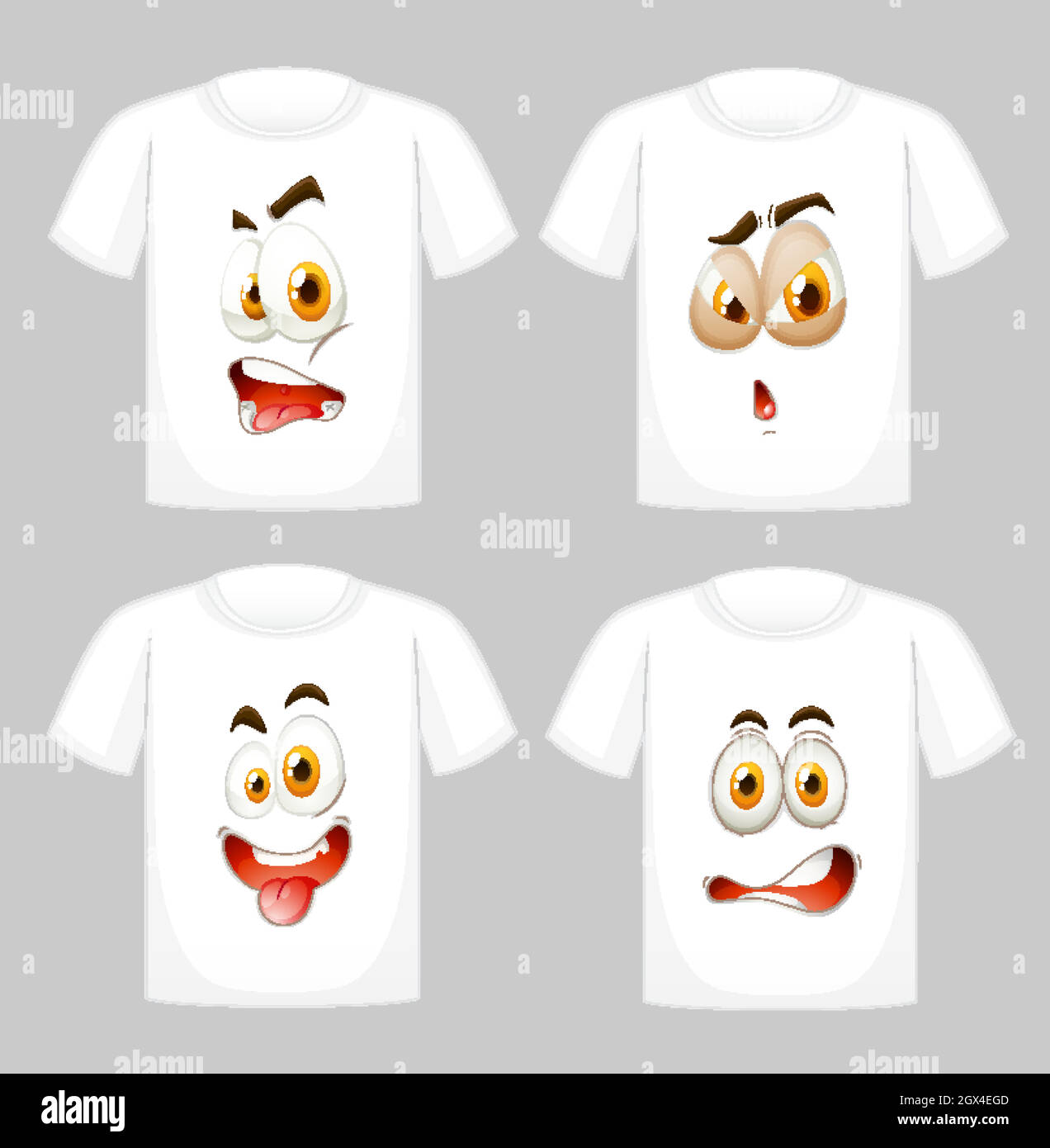 T-shirt design with graphic in front Stock Vector Image & Art - Alamy