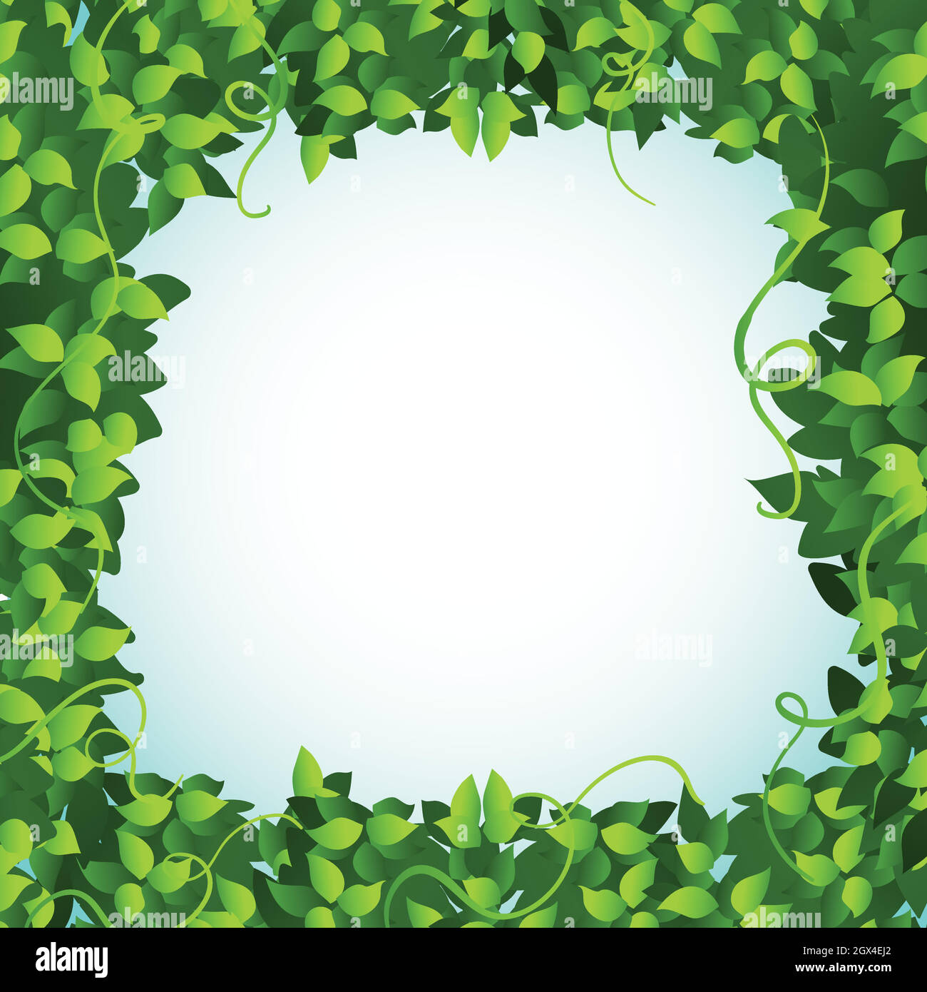 Frame with leaves Stock Vector Images - Alamy