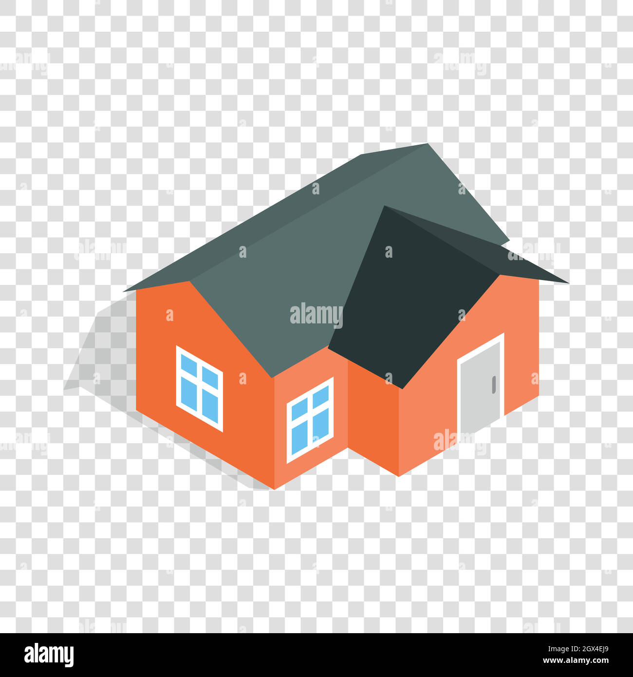 Orange roof Stock Vector Images - Alamy