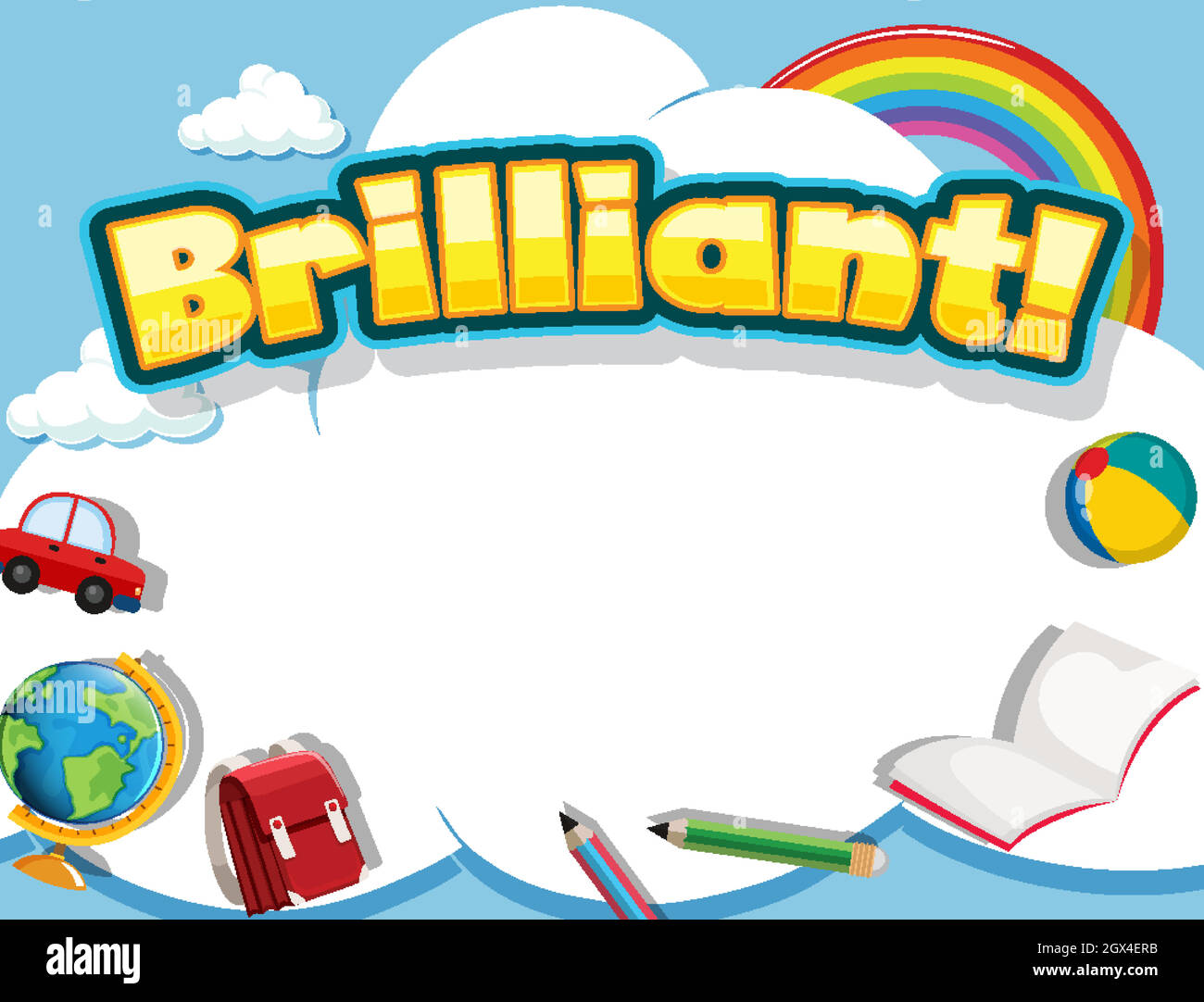 Ball on the frame Stock Vector Images - Alamy