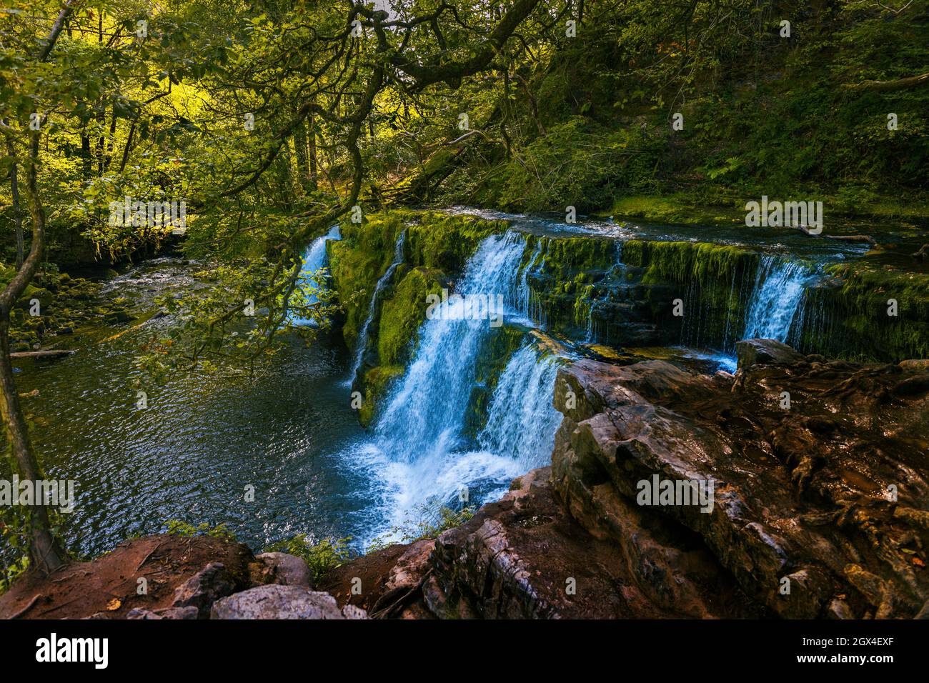 Sqwd y pannwr cascade hi-res stock photography and images - Alamy