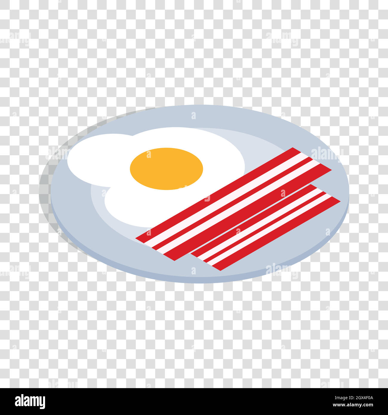 Scrambled eggs isometric icon Stock Vector Image & Art - Alamy