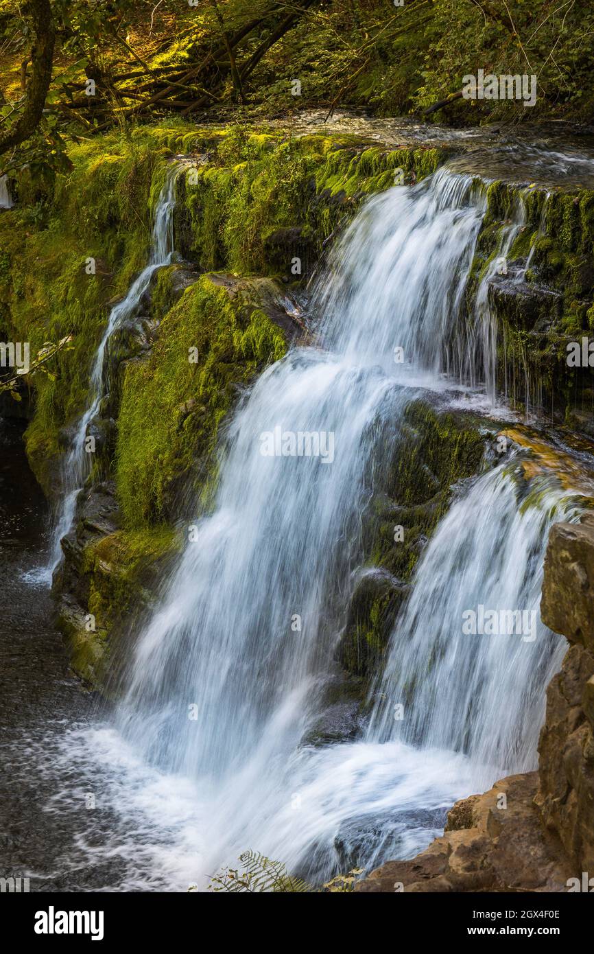 Sqwd y Pannwr Waterfall , Brecon Beacons Stock Photo - Alamy