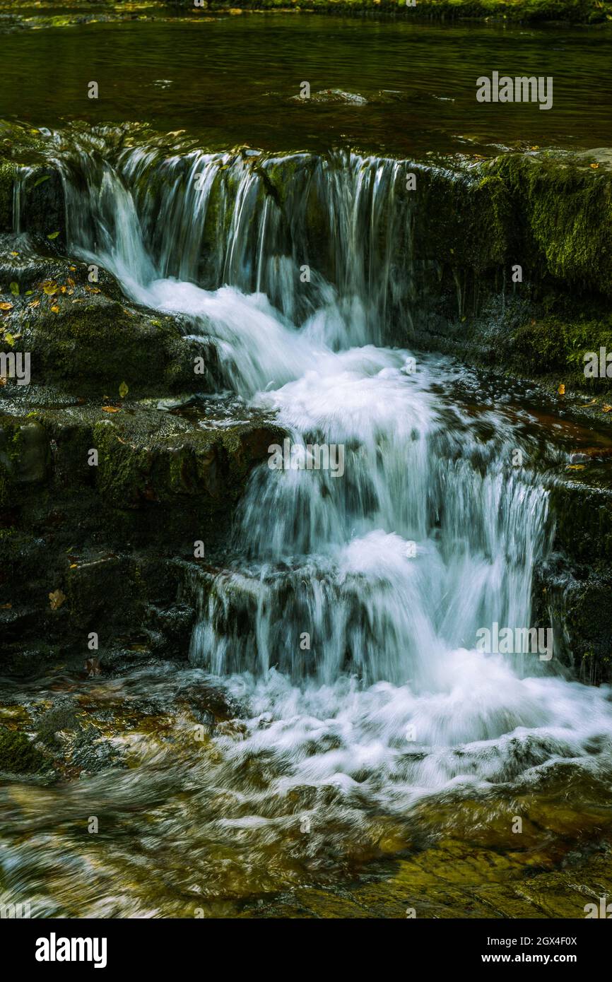 Sqwd y Pannwr Waterfall , Brecon Beacons Stock Photo - Alamy