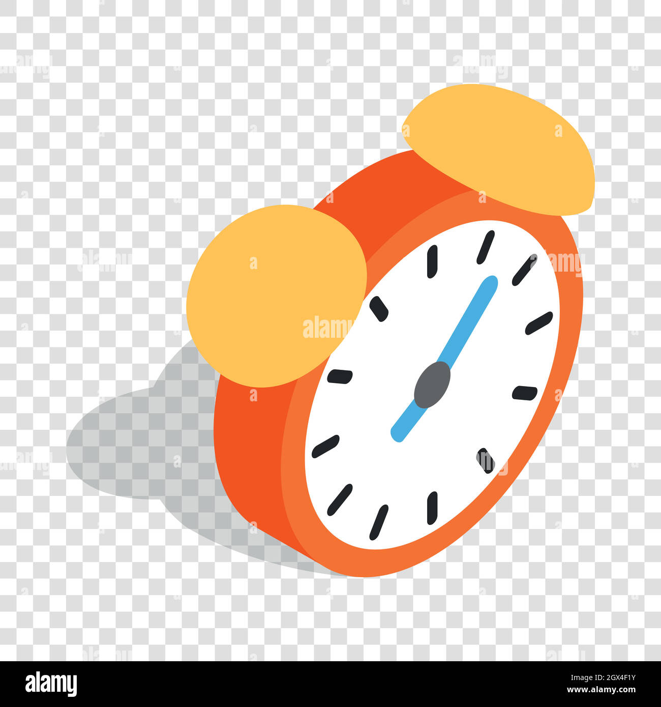 Bell icon isometric vector Stock Vector Images - Alamy