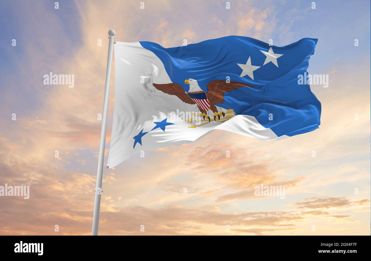 Minsk, Belarus - May, 2021: flag of Chairman of the United States Joint ...