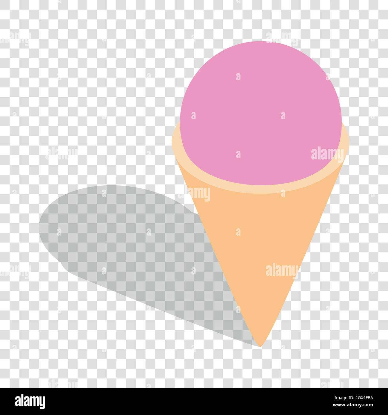 3d ice cream object Stock Vector Images - Alamy