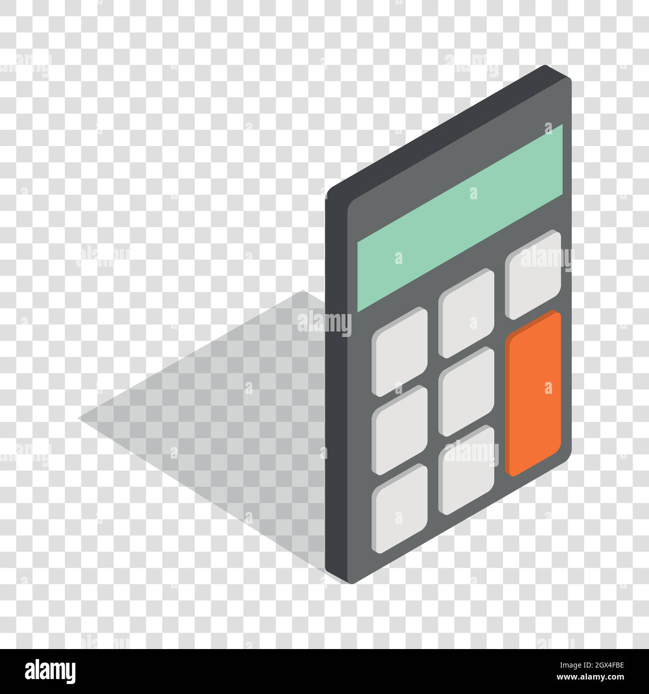 Calculator isometric icon Stock Vector Image & Art - Alamy