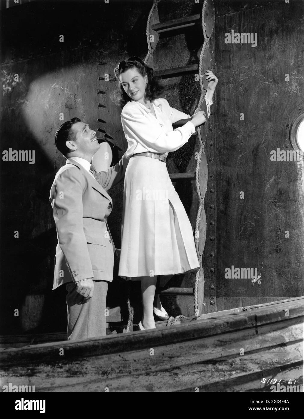 CLARK GABLE and ROSALIND RUSSELL Publicity Portrait by CLARENCE ...