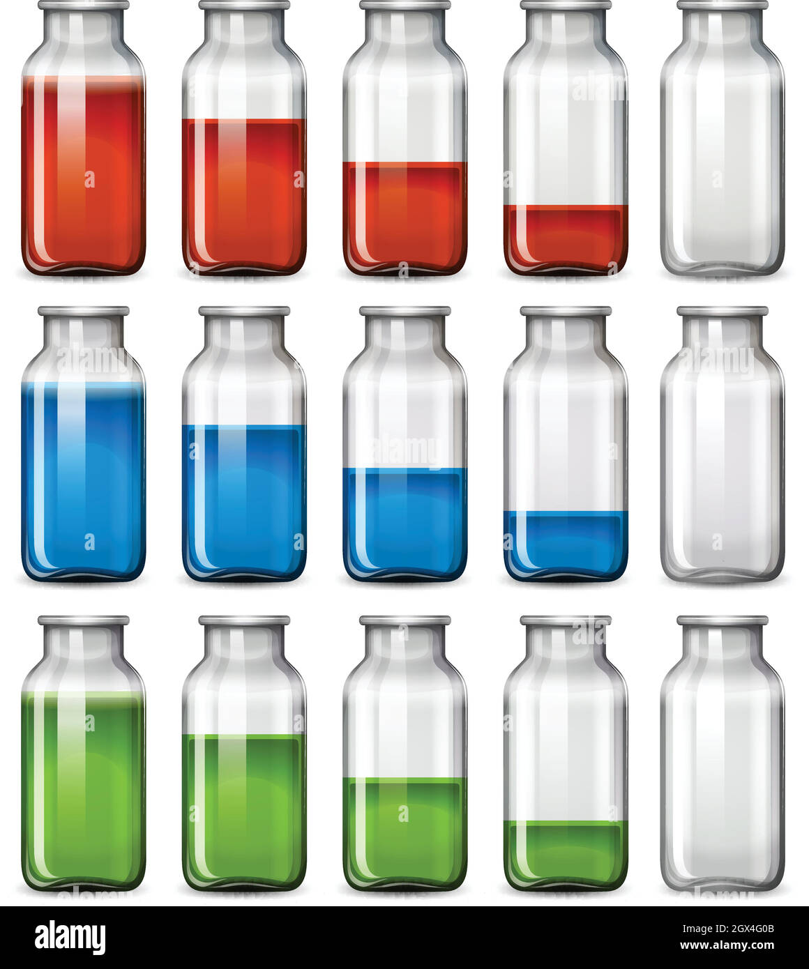 Vector set liquid medicine Stock Vector Images - Alamy