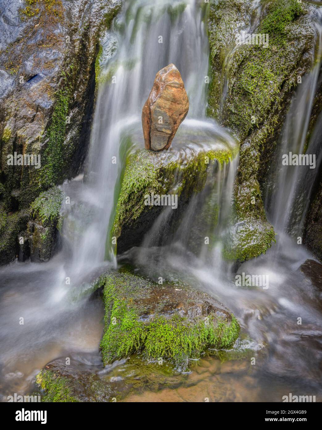 Rocks laying with an waterfall hi-res stock photography and images - Alamy