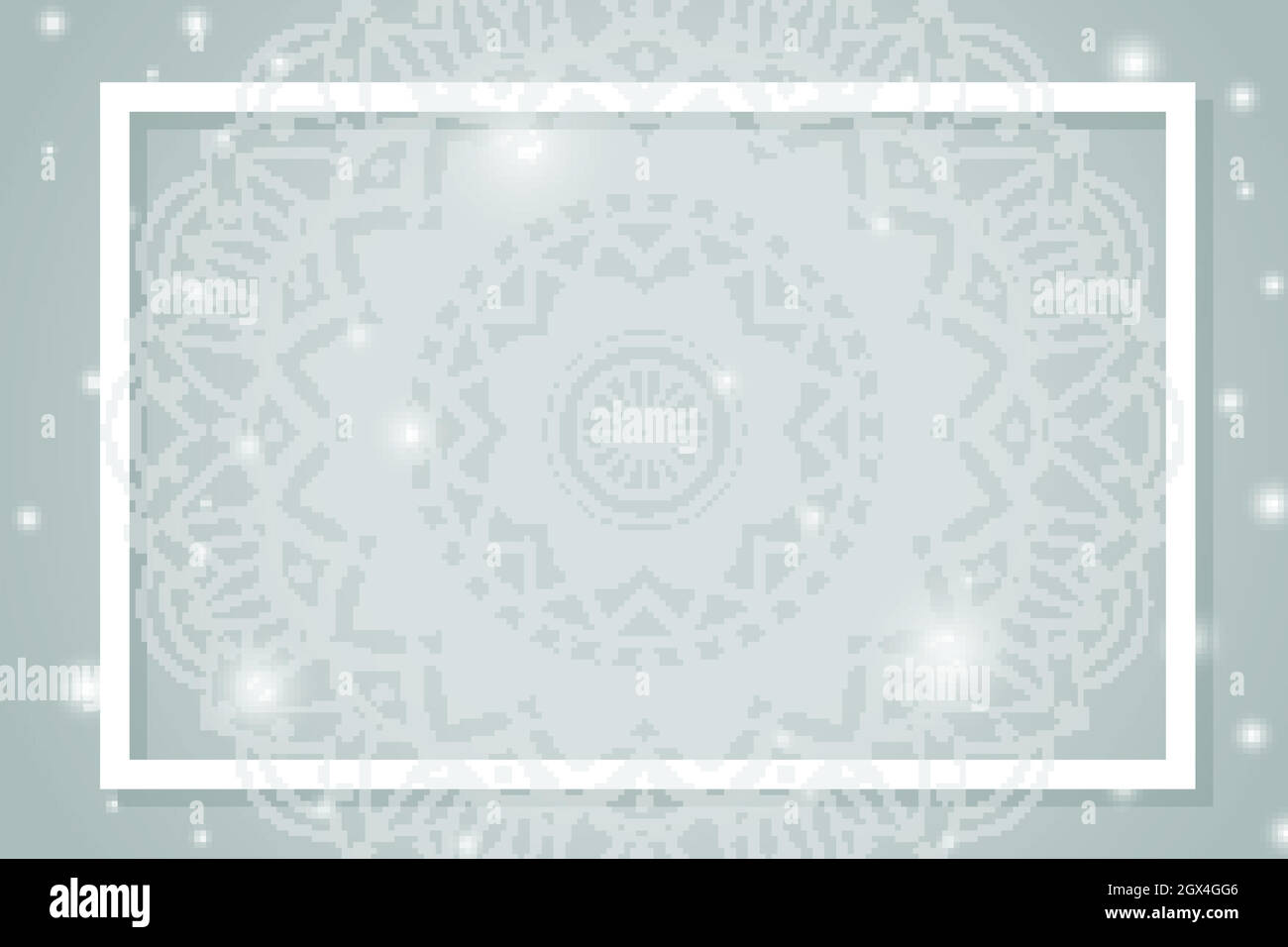 Gray background with mandala patterns Stock Vector Image & Art - Alamy