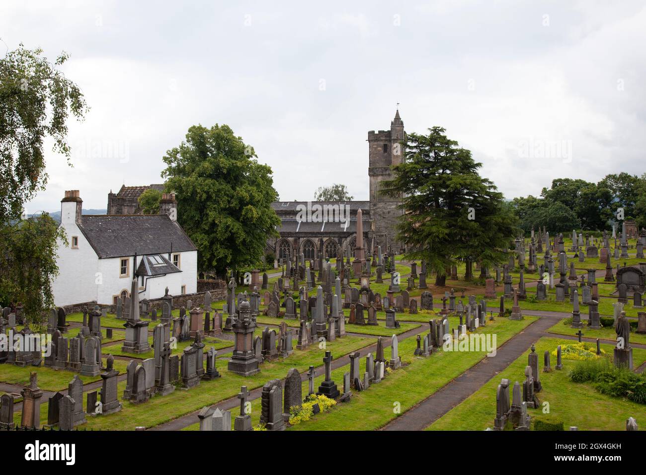 Stirling Old Town Holyrude Cemetery and Church in Stirling, Scotland ...