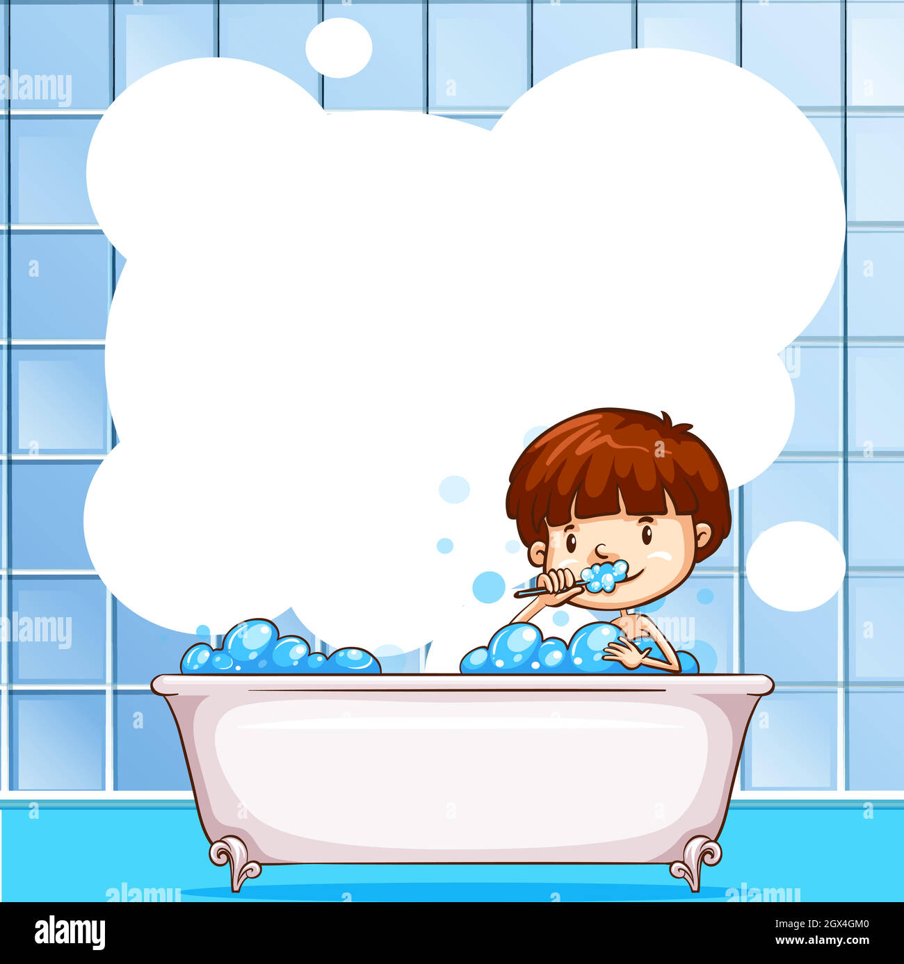 Frame bathroom picture Stock Vector Images - Alamy