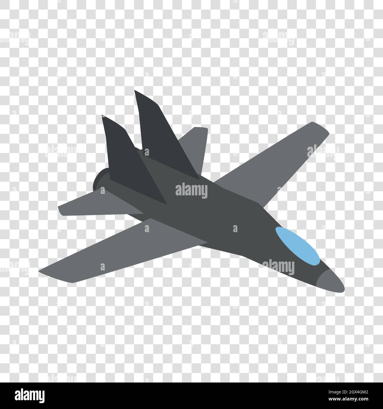 Military aircraft isometric icon Stock Vector Image & Art - Alamy