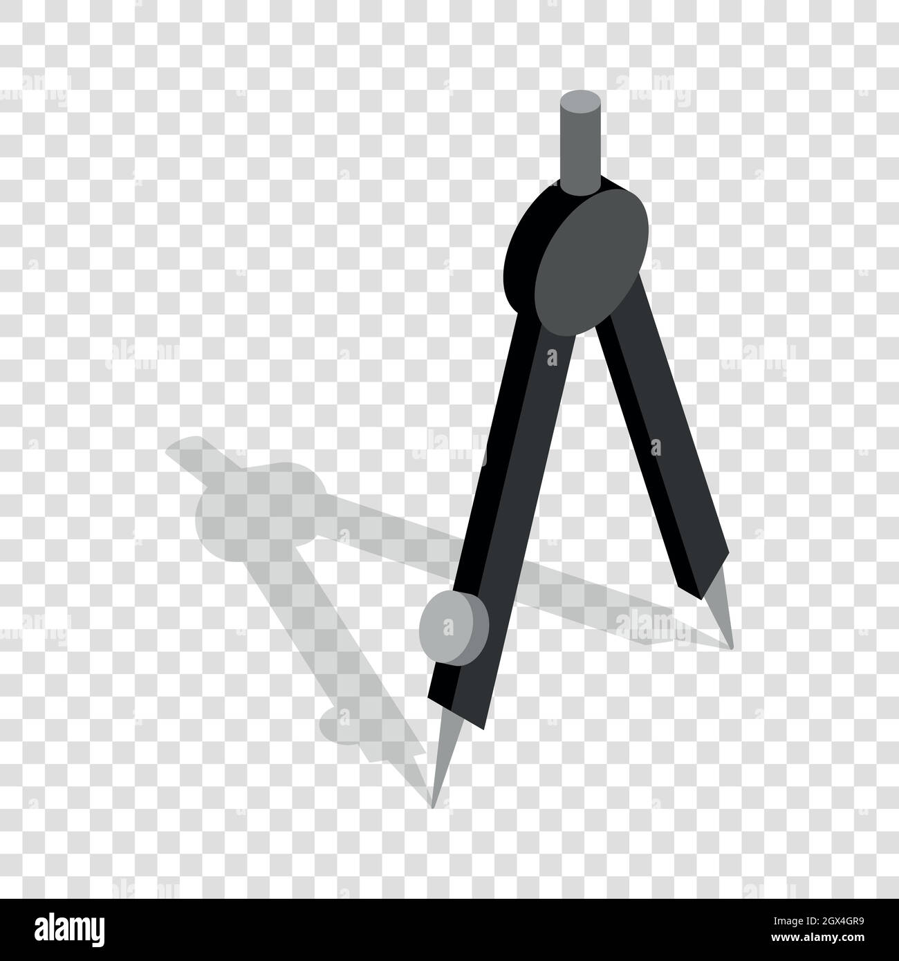 Compass isometric icon Stock Vector Image & Art - Alamy