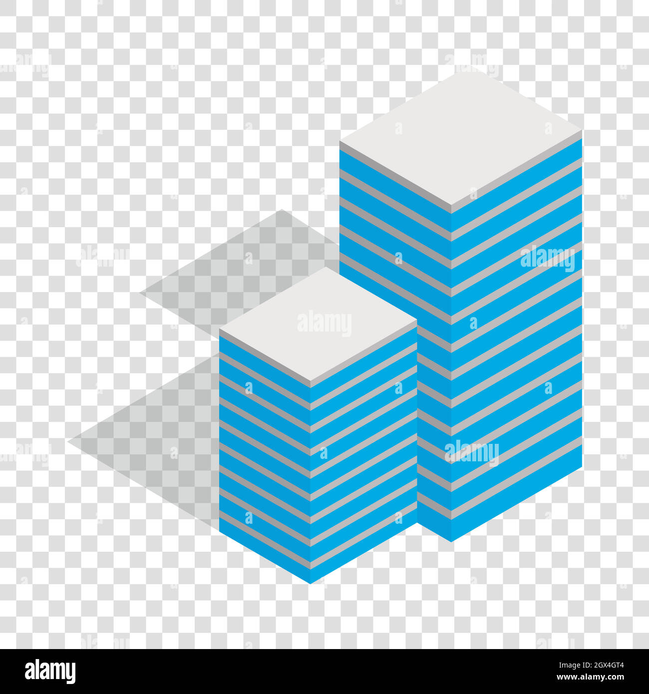 Vector isometric skyscraper icon hi-res stock photography and images ...