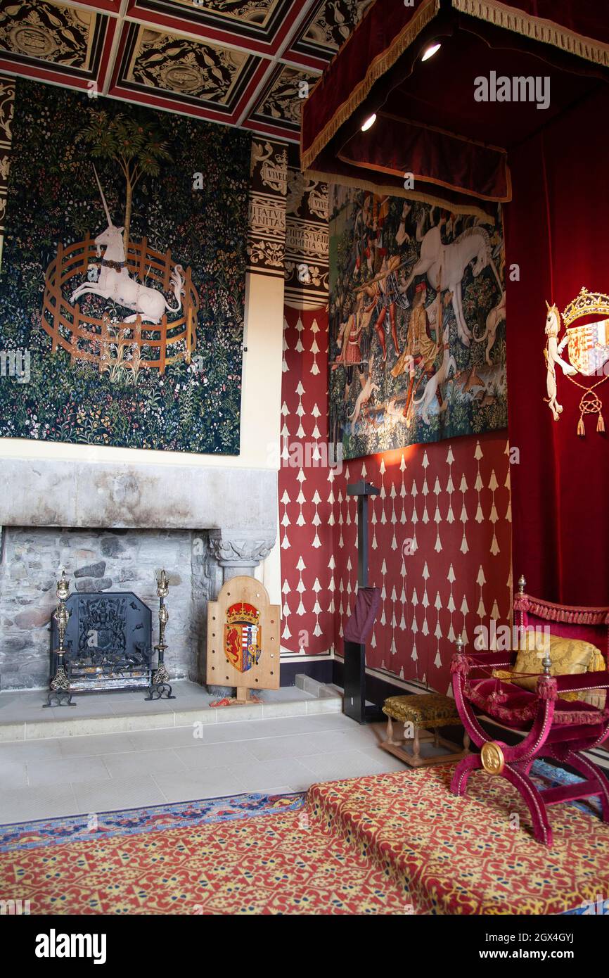 Queens Inner Hall Inside Stirling Castle, Scotland Stock Photo - Alamy
