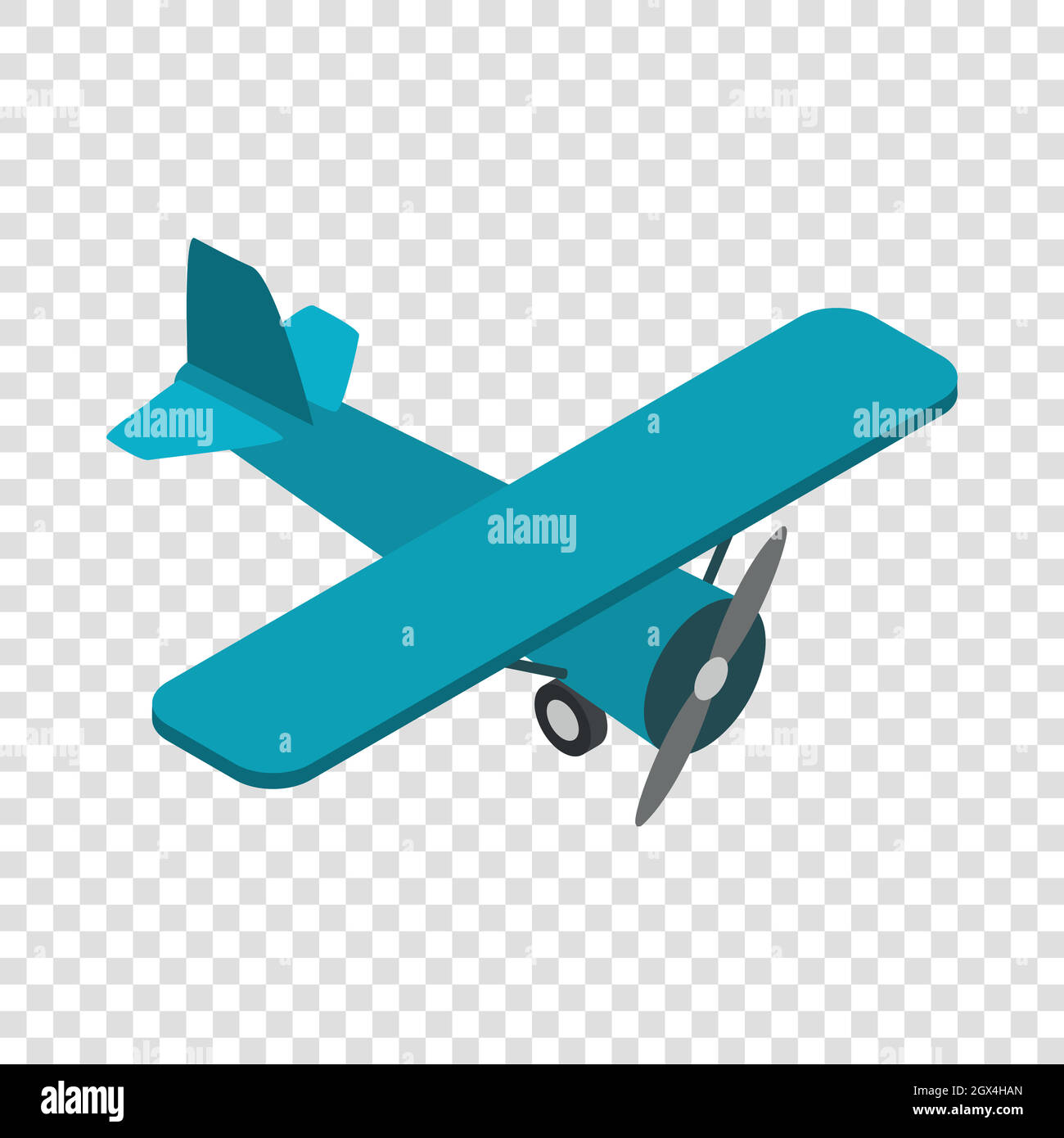 Light aircraft isometric icon Stock Vector Image & Art - Alamy