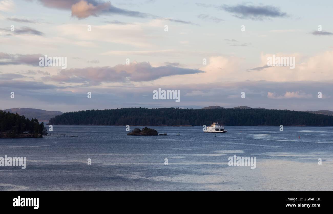 BC Ferries Boat near the Terminal in Swartz Bay Stock Photo - Alamy