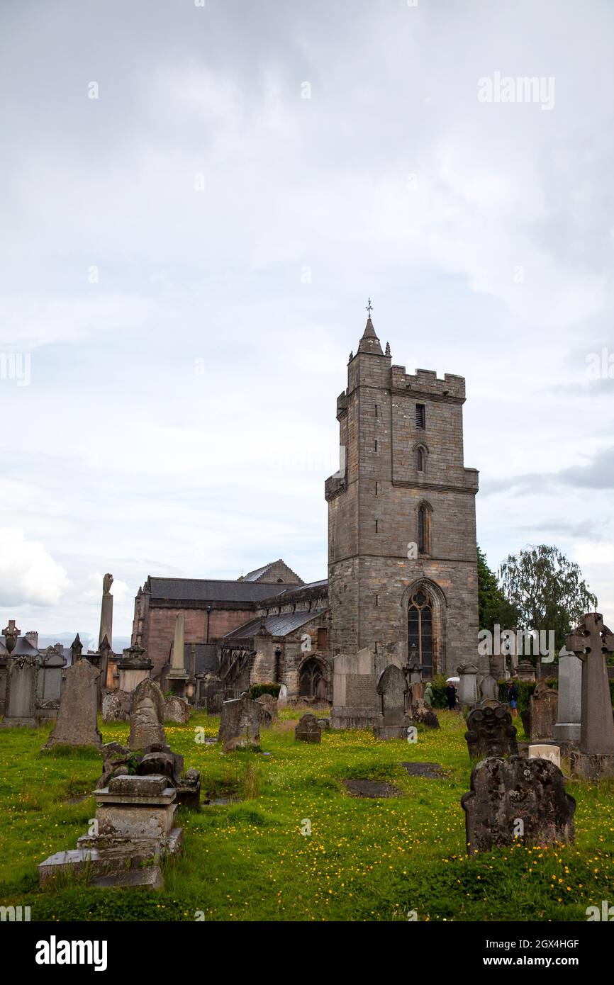 Holy Rude Cemetery and Church in Stirling, Scotland Stock Photo - Alamy