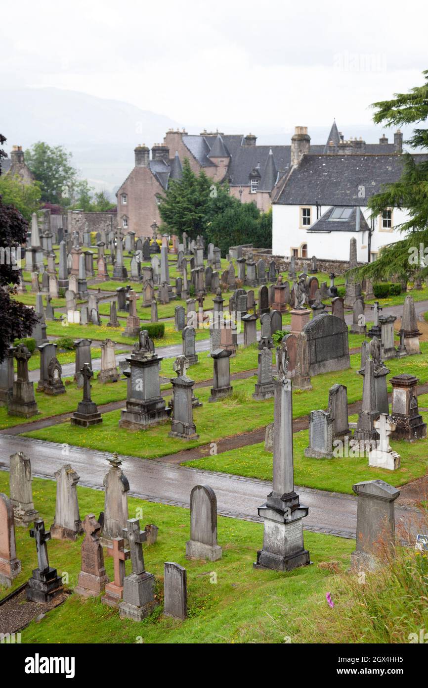 Holy Rude Cemetery and Church in Stirling, Scotland Stock Photo - Alamy