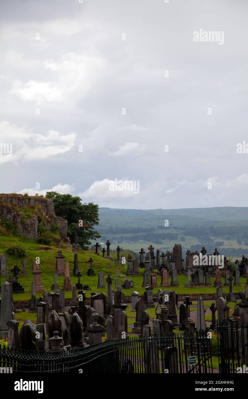 Holy Rude Cemetery and Church in Stirling, Scotland Stock Photo - Alamy