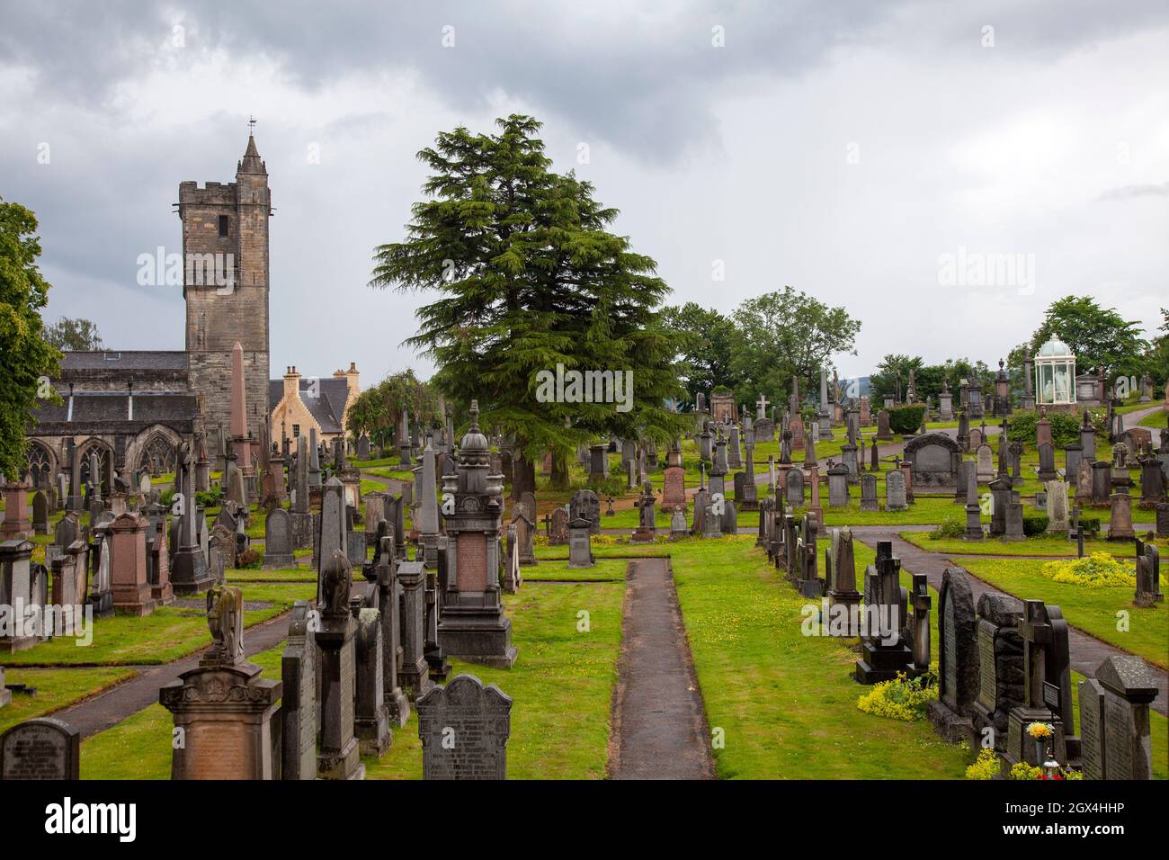 Holy Rude Cemetery and Church in Stirling, Scotland Stock Photo - Alamy